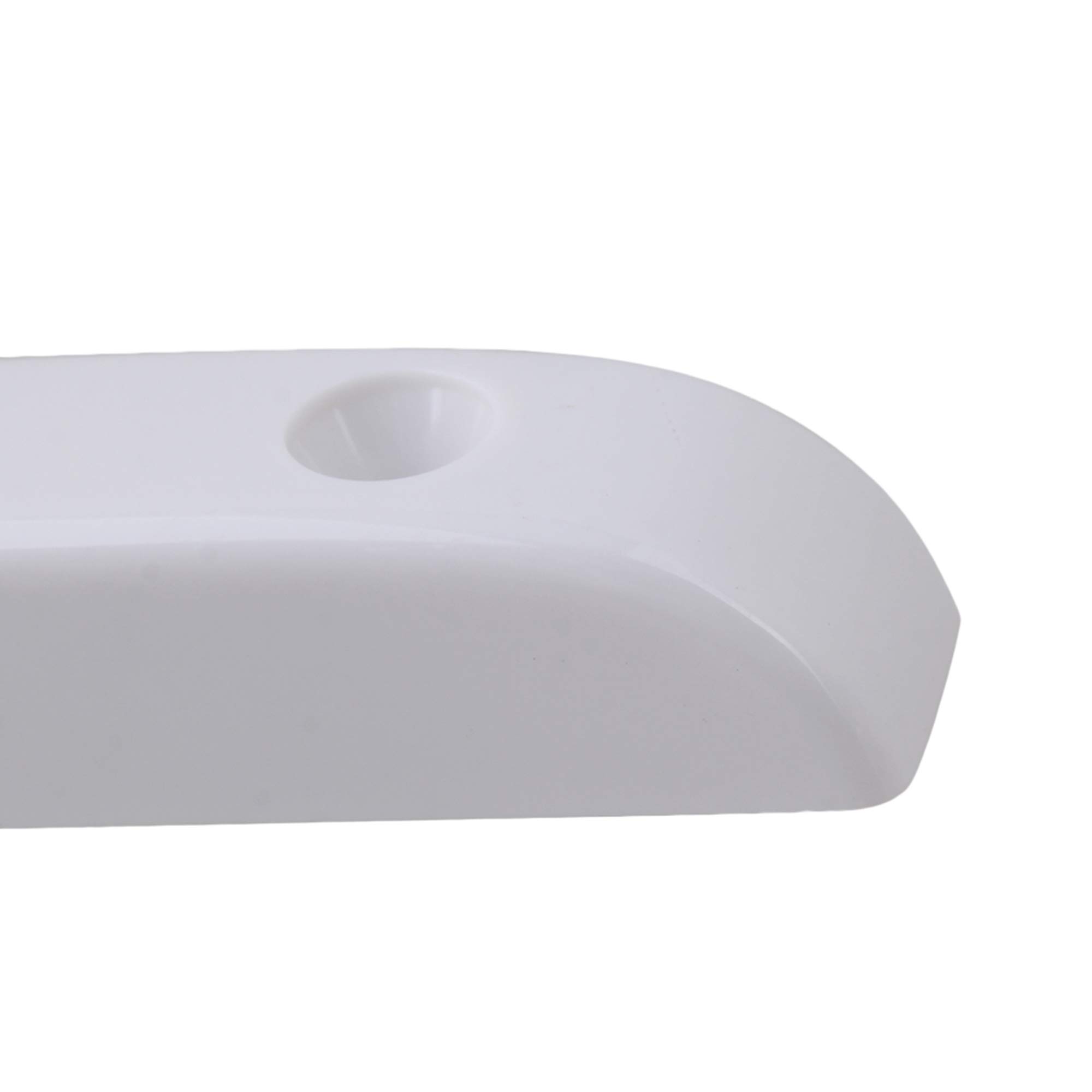 BQLZR Guitar Thumb Rest Bass Finger Rest Smooth Plastic Guitar Thumbrest Lightweight Thumb/Push Rests with Mounting Screws White