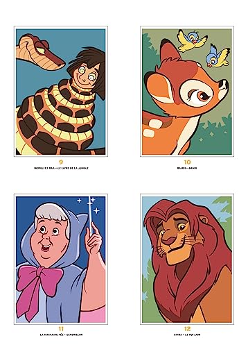 Coloriages mystères Disney - Portraits (trompe l'oeil)