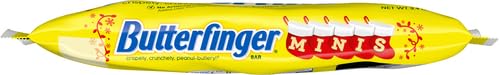 Butterfinger, Chocolatey, Peanut-Buttery, Holiday Minis Candy Bars, White Elephant Gifts, 9.4 Oz