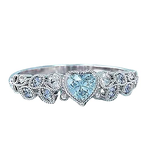 Bride Ring Engagement Wedding Ring Jewelry for Your Princess Crystal Stacking Stacking Rings Engagement Bands