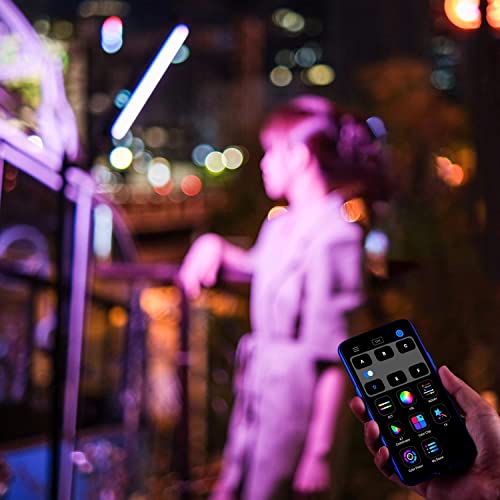 Handheld Light Wand, K21 RGB Light Stick Tube, APP Control 2500K-8500K LED Light Stick Wand for Night Light Painting Photography Video Tiktok Vlog YouTube