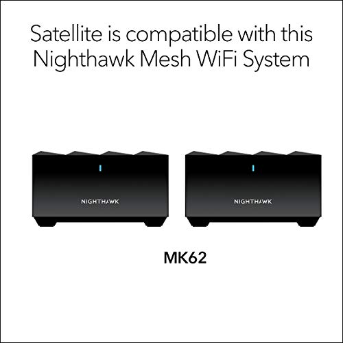 NETGEAR Nighthawk Whole Home Mesh WiFi 6 Add-on Satellite (MS60) – add up to 1,500 sq. ft. of coverage