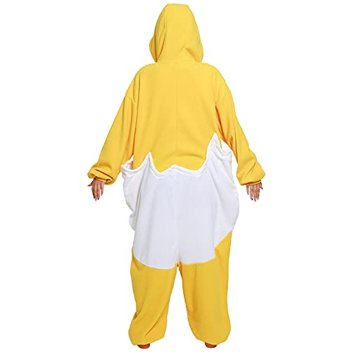 SAZAC Gudetama Sanrio Kigurumi - Onesie Jumpsuit Halloween Costume