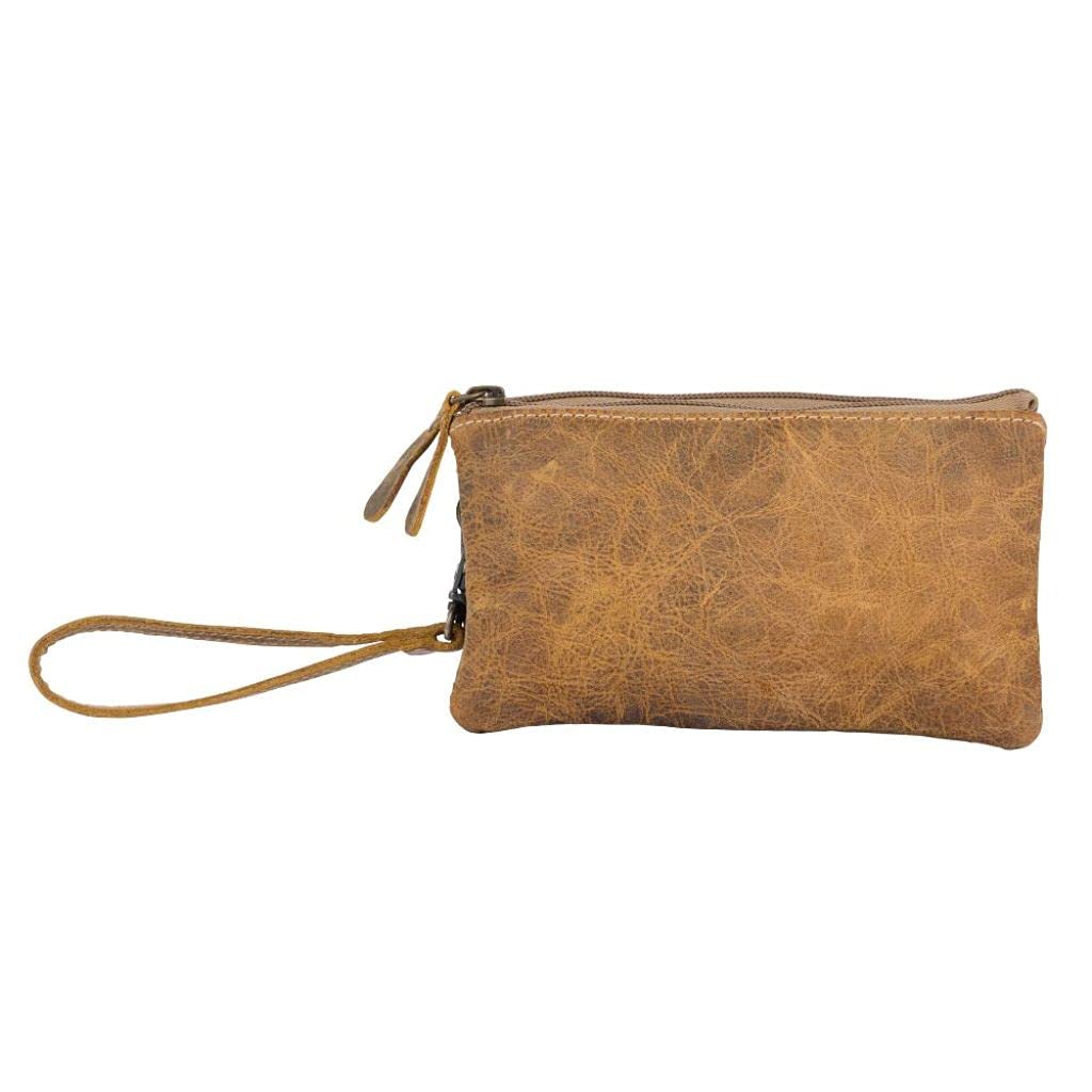 Myra Bag Brown Orchestra Small Leather Bag Upcycled Leather S-2216