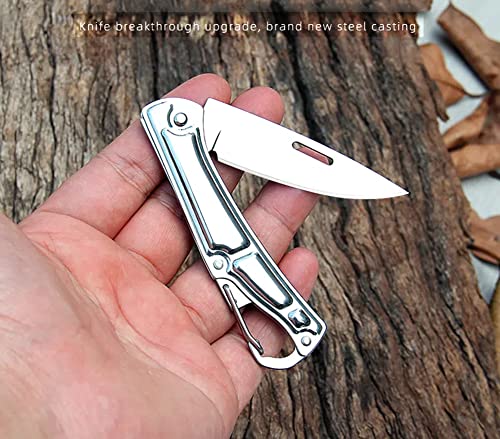 DHDestined Fateful Mini Pocket Knife Folding Knife, with 2.6in Sharp Steel Blade, EDC Knife for Hiking, Camping, Outdoor