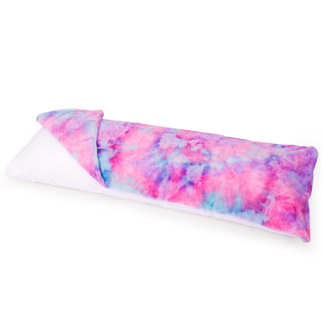 Body Pillows for Adults- Breathable Long Pillow Full Body Pillow Side Sleeper Pillow - Soft, Firm and Fluffy Long Pillow for Bed Pregnancy Pillow ,with Memory Foam with Washable Cover, (purple)