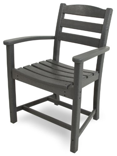 POLYWOOD PWS131-1-GY La Casa Café 7-Piece Dining Set, Slate Grey