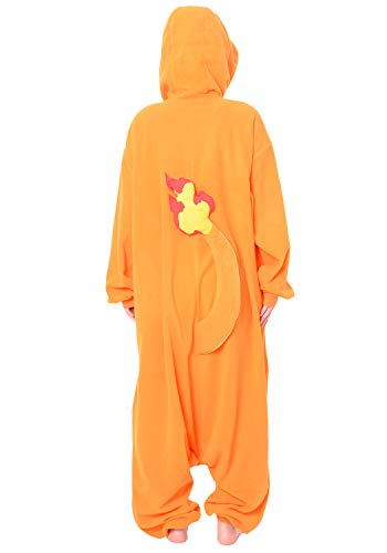 SAZAC Kigurumi - Pokemon - Charmander - Onesie Jumpsuit Halloween Costume - Adult XL Size
