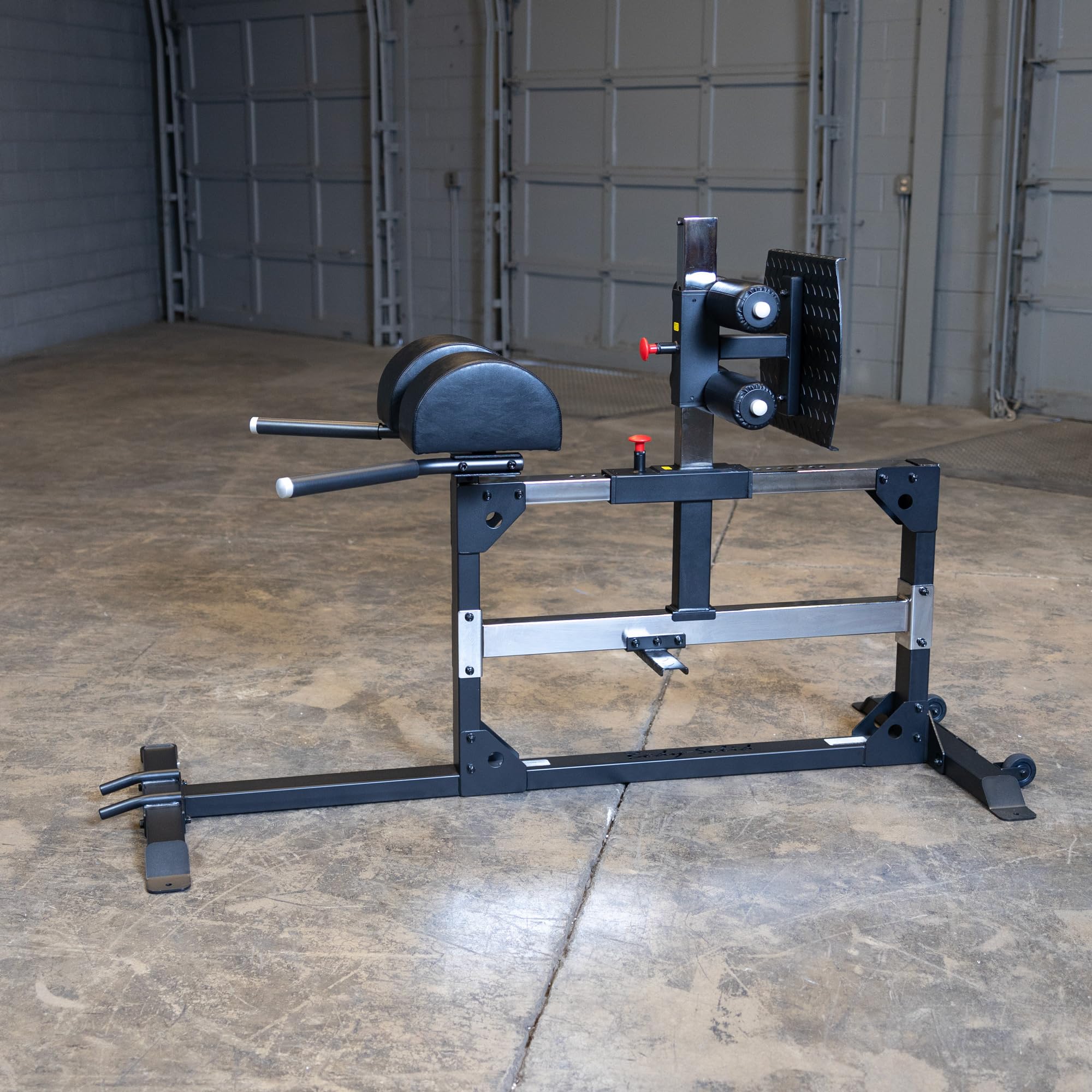 Body-Solid (SGH500B) Glute and Hamstring Machine for Weight Training, Home and Commercial Gym - Versatile Lower Body Gym Equipment for Strength Training