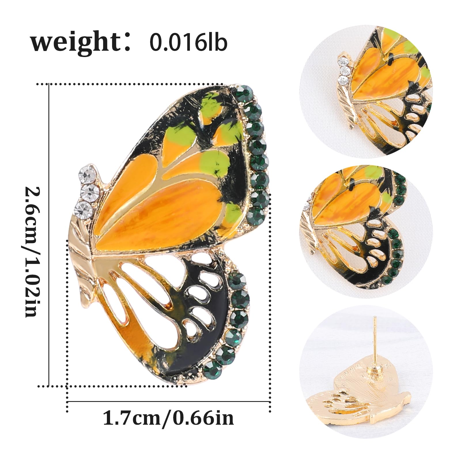 Butterfly Earrings for Women Cute Stud Earrings for Jewelry Gift