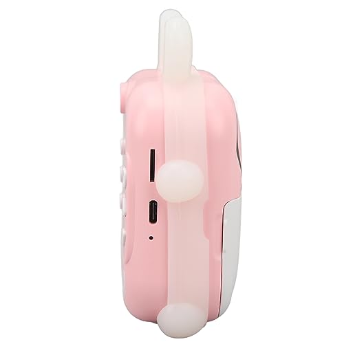 Cartoon Smart Camera ABS Thermal Printing HD Shooting Print Camera 2.4 Inch HD Screen for 3+ Years for Picture Taking (Pink)