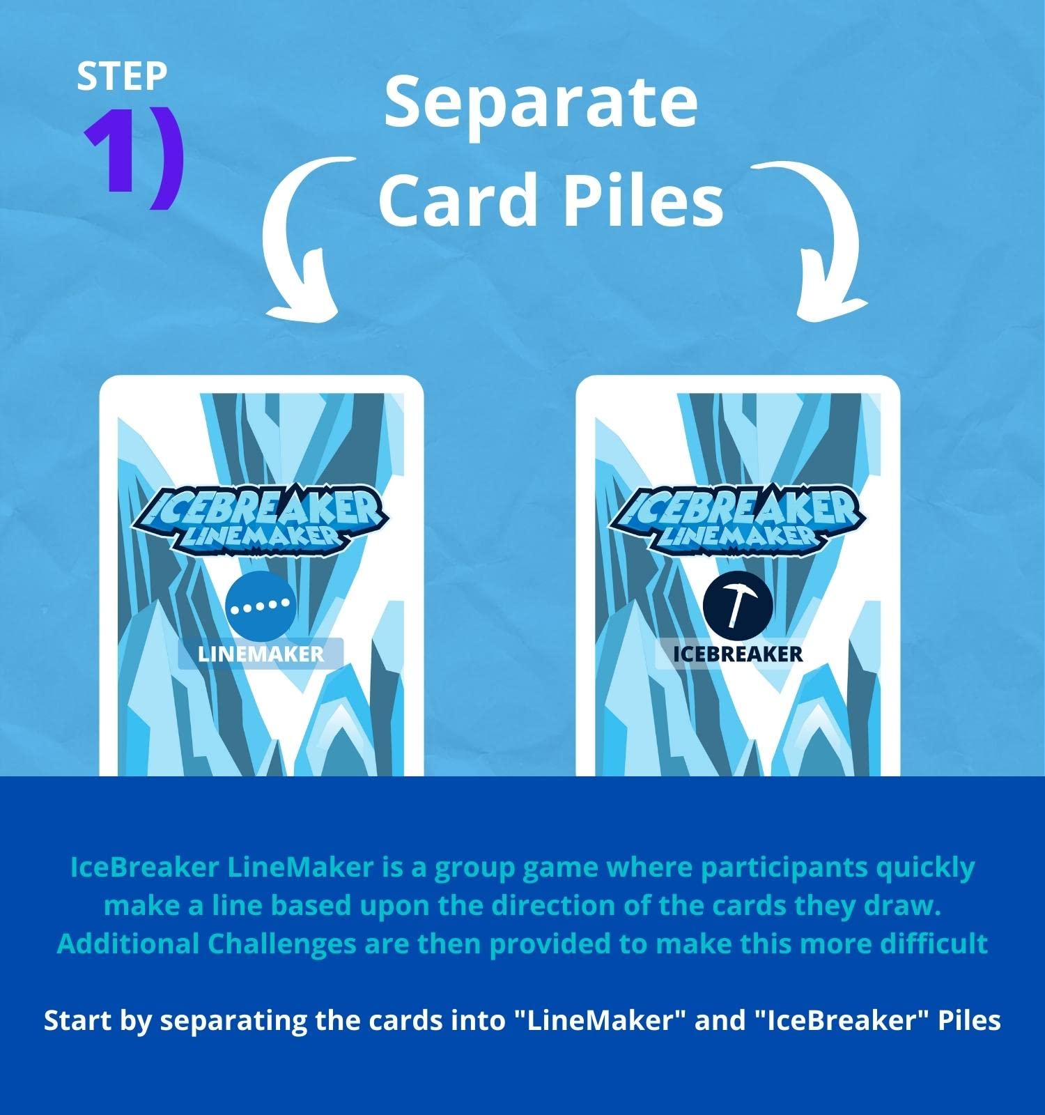 Therapy U Icebreaker Linemaker - Social Skills Games - A Classroom, Work, and Camp Game for Team Building