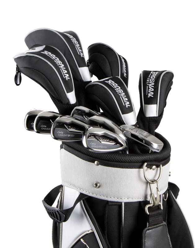 Brosnan Lady Diamond S5 Women's Complete Golf Club Set [18-Piece] [Hand: Right] [Length: Standard]