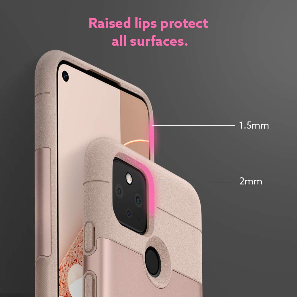 Caseology Legion for Google Pixel 5 Case (2020) - Stone Pink