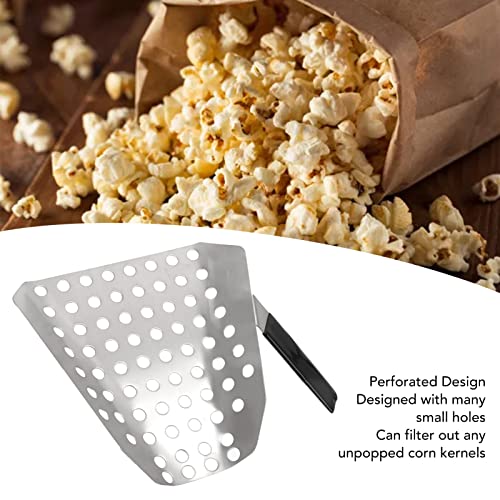 Popcorn Scoop, Stainless Steel Fries Scooper with Holes, a Must Have Accessory for Shops, Movie Theaters, Picnics and Popcorn Machines Scenarios