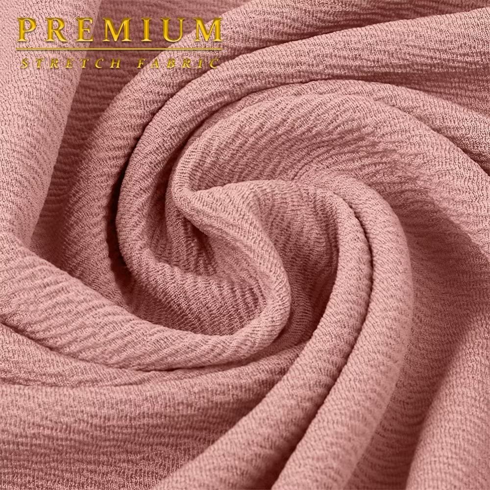 H&C Women Casual Work Office Open Front Shawl Lapel Soft Pink Blazer Jacket with Removable Shoulder Pads Made in USA