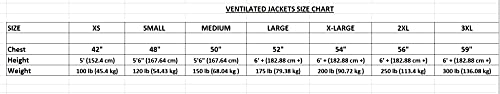 FOREST BEEKEEPING SUPPLY Ventilated Ultra-Light Bee Jacket - Clear View Vented Round Veil with YKK Brass Zippers & Thick for Maximum Protection for Professional & Beginner Beekeepers (X-Large)