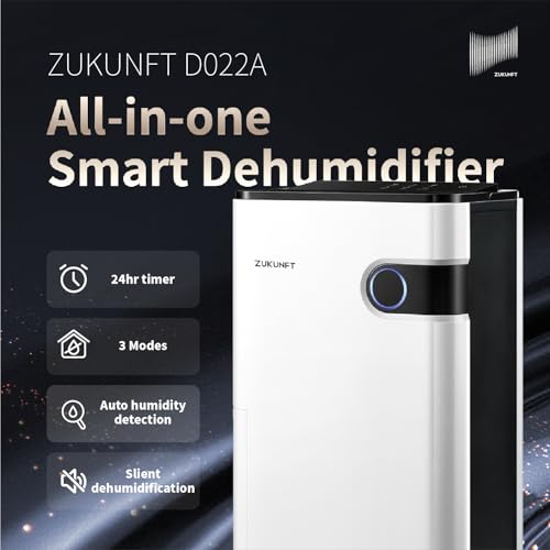 Dehumidifier Home Moisture LED Quiet Humidity Control,4500 SqFt 50 Pint,Large Water Tank,Auto Off,Child Lock,Energy Saving,3 Modes,Household Commercial Dehumidifiers for Basements,Bathroom