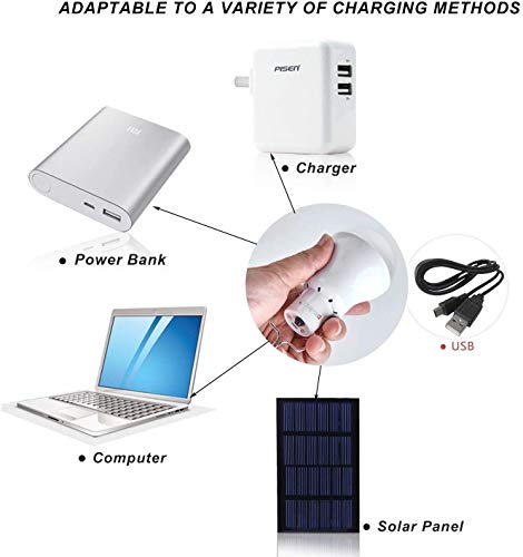 Solar Camping Light for Balcony Deck Patio Umbrella Lights Garden Shed Barn Outdoor Indoor Night Light Emergency Pet House Light
