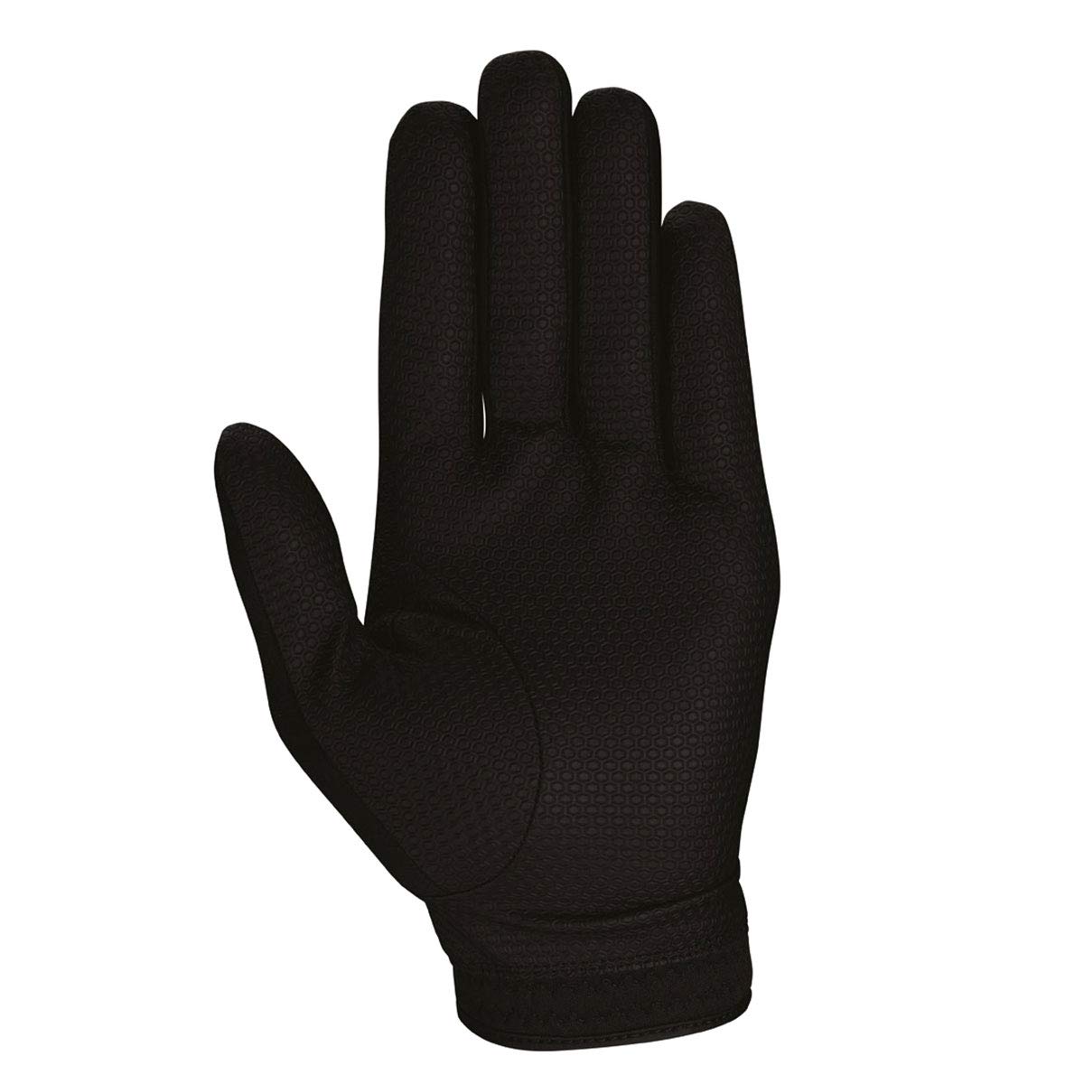 Callaway Golf Women's Thermal Grip, Cold Weather Golf Gloves, Black, Medium, 1 Pair, (Left and Right)