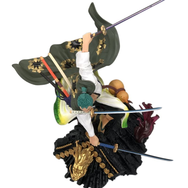 Three Thousand World - Roronoa Zoro PVC Action Figure (8.6inch) Popular Anime Computer Desk Decoration