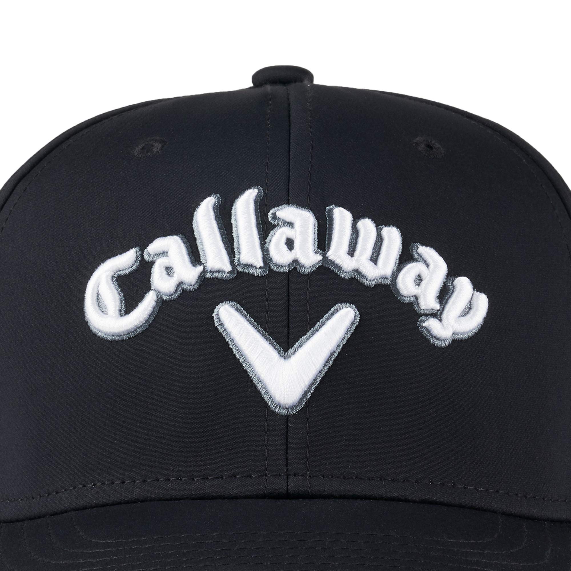 Callaway Men's Riviera Fitted Hat, White/Black, Large/X-Large