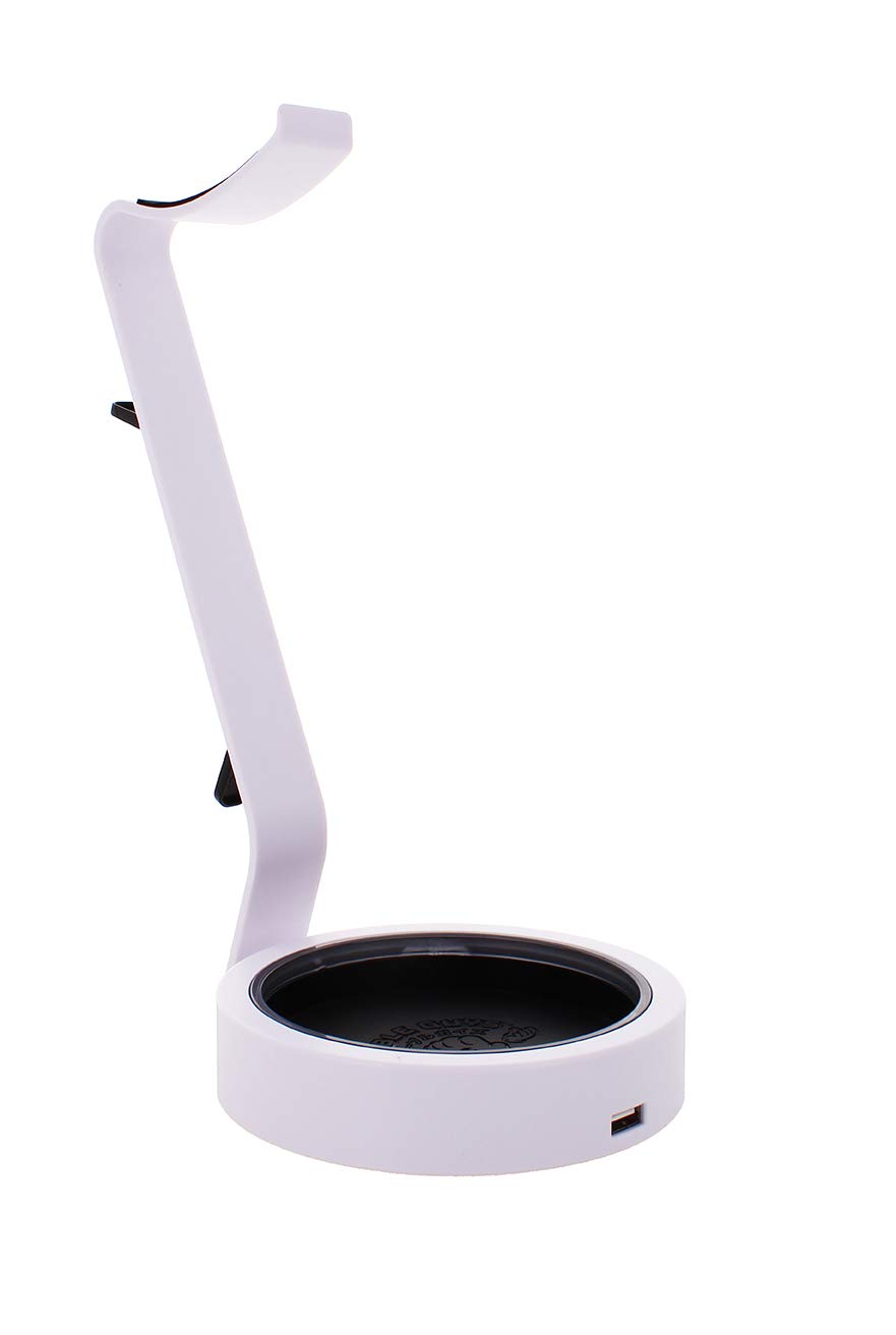 Cable Guys Powerstand - Docking Station for Cable Guys, Phone and Controller Holder, with Headphone Cradle Gaming Accessory - White (PS5///)