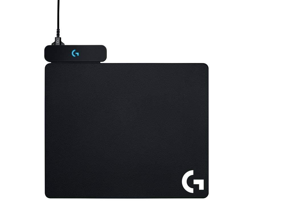 LogitechG PowerPlay Wireless Charging Mouse Pad, Compatible with G Pro/ G903/ G703/ G502 Lightspeed Gaming Mice - Black (Renewed)