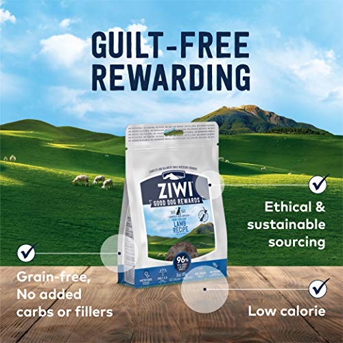 ZIWI Peak Good Dog Rewards Training Treats β All Natural, Grain-Free, Healthy Dog Treats (Lamb, 3oz)