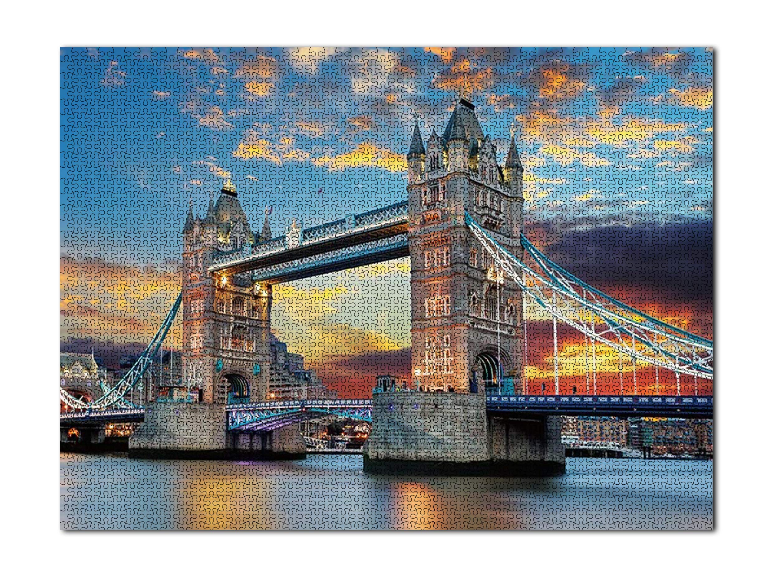 Brave Minds Puzzles 1000 Piece – Puzzle – Adult Puzzles – Tower Bridge Jigsaw Puzzle - Jigsaw Puzzles 1000 Pieces - Puzzles 1000 Piece - Puzzles for Adults – Puzzles - Jigsaw Puzzle