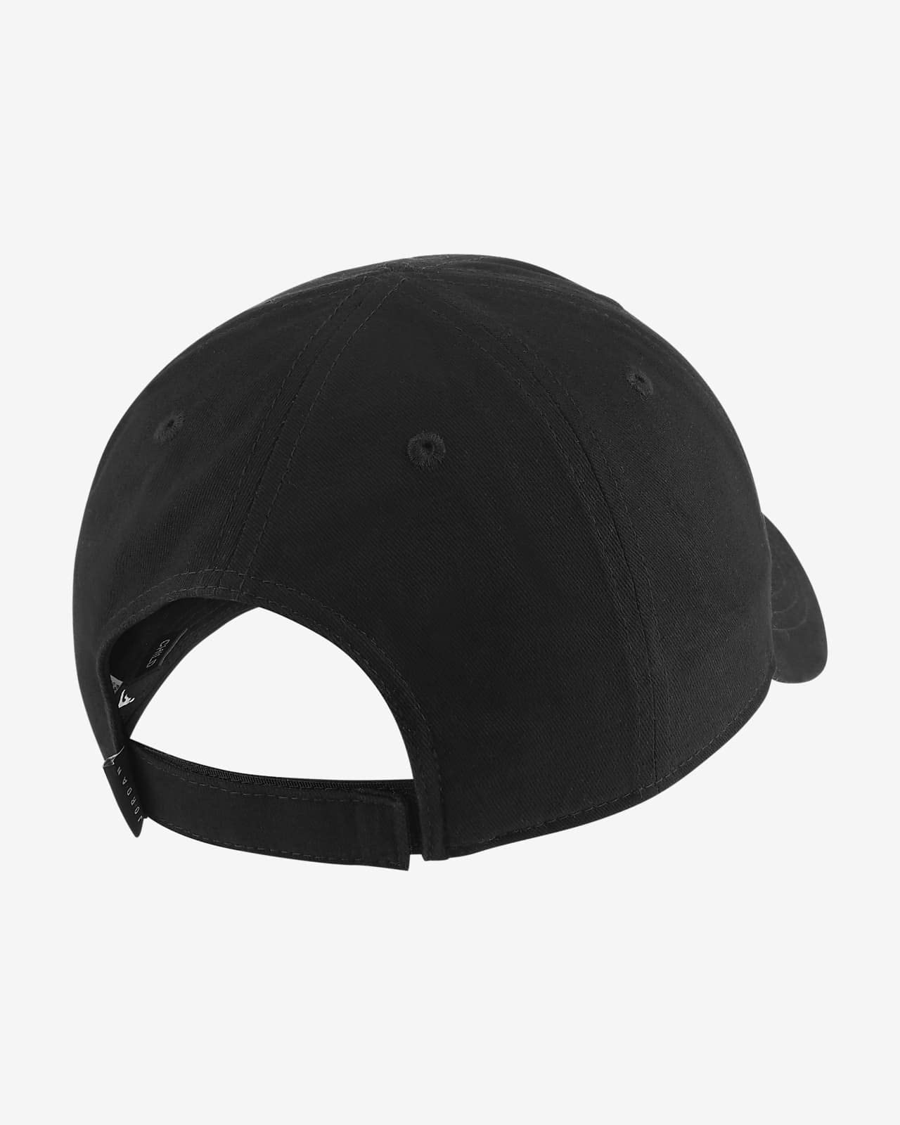 Jordan Big Boys Adjustable Hat (Black(9A0570-F66)/White, 8-20)