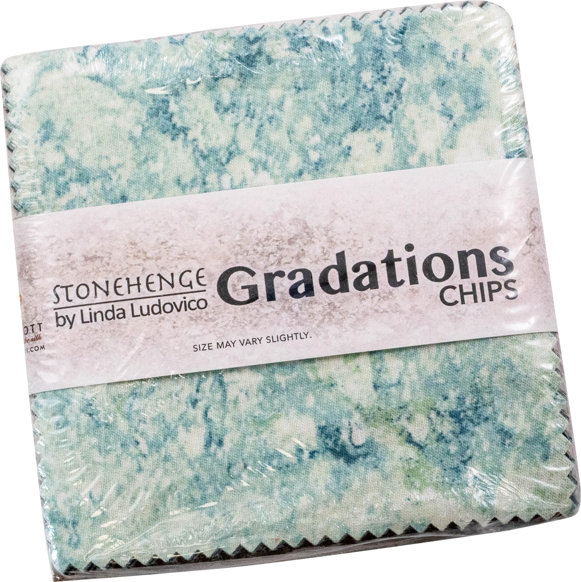 Linda Ludovico Stonehenge Gradations II Gemstone Chips 42 5-inch Squares Charm Pack Northcott, Assorted, CGRAD42-680