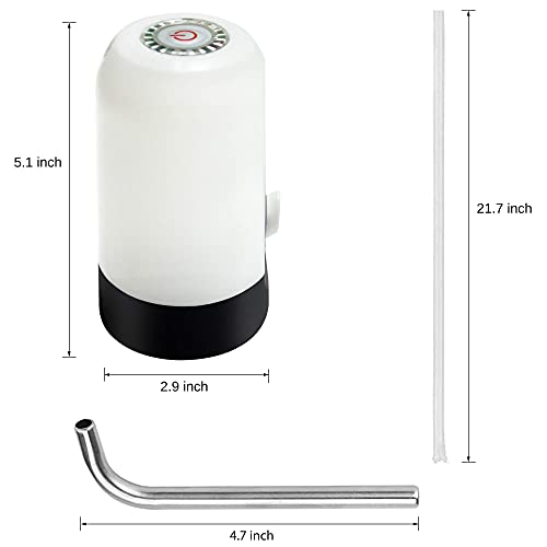 eSeedy Water Dispenser, Automatic Electric Drinking Water Pump for 5 Gallon Water Bottle and Water Jugs