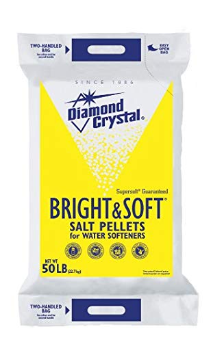 Diamond Crystal 50 lb. Water Softener Salt, Bright & Soft Series, Pellets, 99.8% Purity (Đne РаŃk)