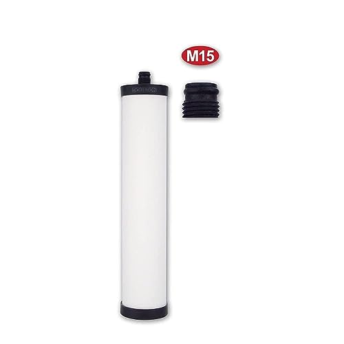 Doulton M15 UltraCarb Ceramic Drinking Water Filter Candle for Franke 02, Franke Triflow, Filterflow, All 1st Gen Steel and 2nd Gen Plastic Housings ¦ FRX01 ¦ 10 inch ¦ M15 Thread ¦ W9223021 (1 Pack)