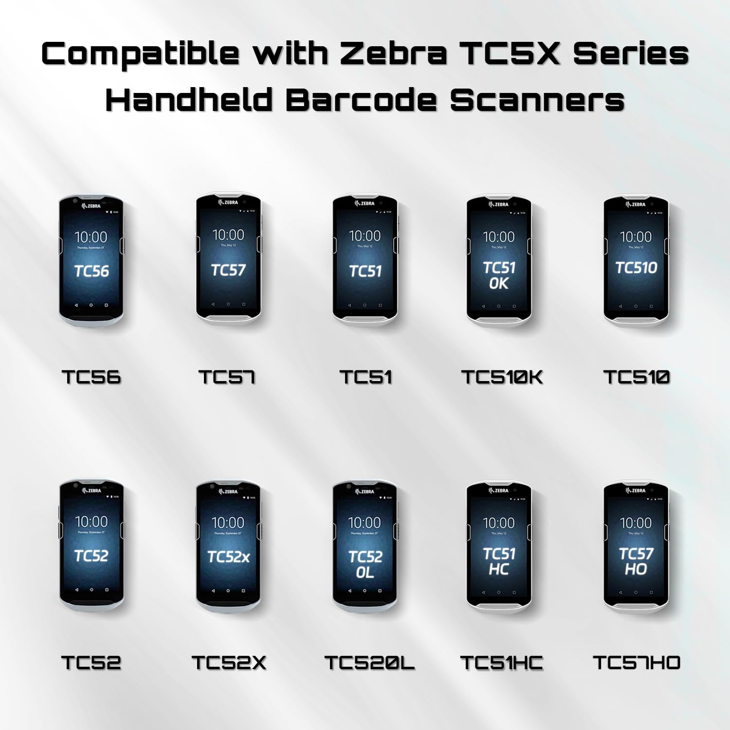 EXCEPOWER BT-000314 Replacement Battery for Zebra TC51 TC52 TC56 TC57 TC510 TC510K TC52X TC520L TC51HC TC57HO TC510K Handheld Barcode Scanner BTRY-TC51-44MA1-01 BTRY-TC51-4A1-01 1PAZU2P-A6 (Black)