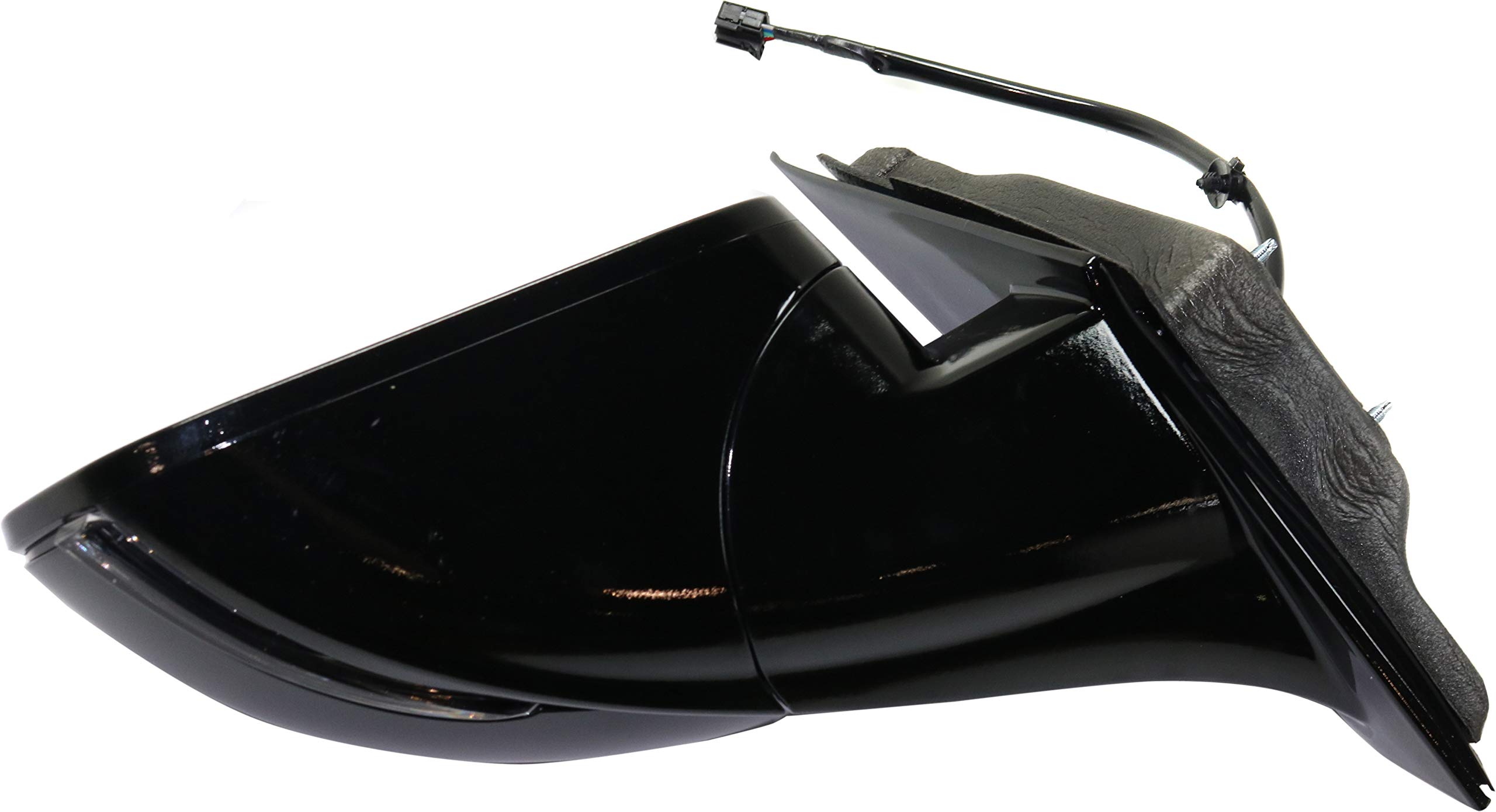 Kool Vue Driver Side Power Heated Mirror for Chrysler 200 2015-2017 With Signal Light; Without Blind Spot Monitor, Memory, Puddle Lamp & Auto-Dimming Paintable