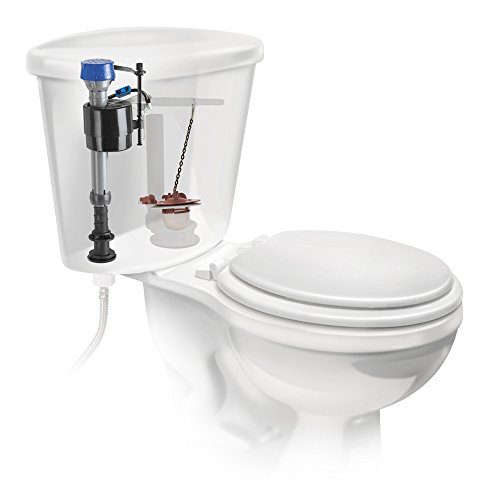Fluidmaster 400CAR3P5 PerforMAX Adjustable High Performance Toilet Fill Valve and Flapper Repair Kit, For 3-Inch Flush Valve Toilets