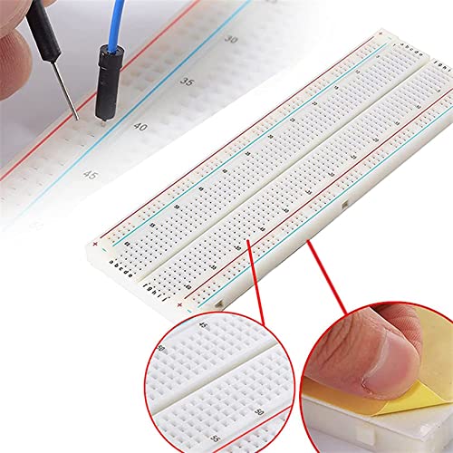 EXONGY Breadboard 830 Point PCB Board MB-102 MB102 Test Develop DIY Kit Nodemcu Raspberri Pi 2 LCD High Frequency 40pin Line (Color : Female to Female30cm)