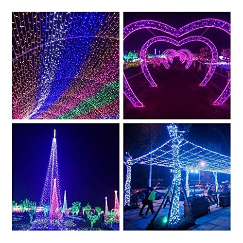 LIUPENGWEI Fairy Lights, Rope Lights 10M 100LED Waterproof String Lights Long LED Outdoor Garden Lights Christmas Lights Lighting 8 Operation Modes For Patio Party Wedding Yard Trees Home garden Ghost