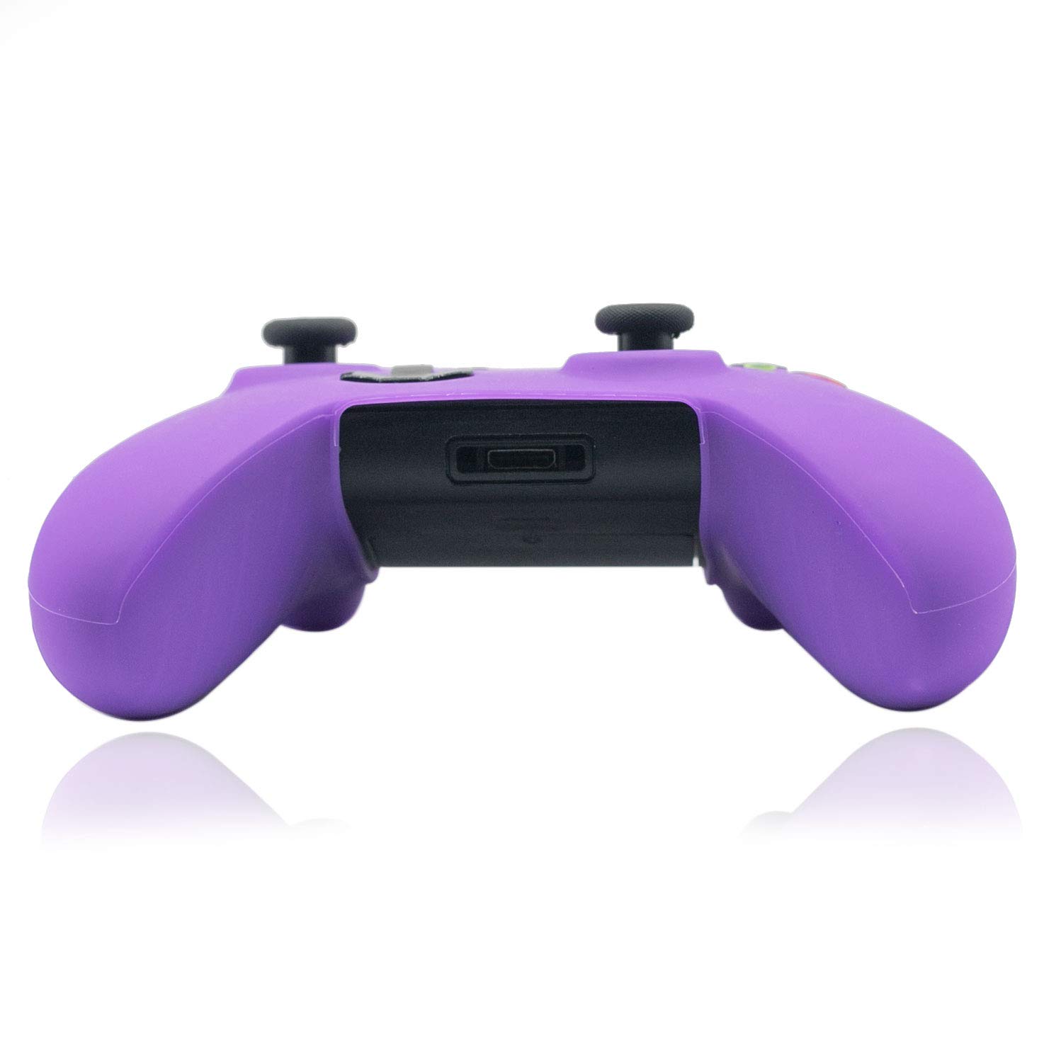 BRHE Cute Skin Cover for Xbox One/Series X/S Controller Anti-Slip Silicone Grip Protective Case Accessories Set Wireless/Wired Gamepad Joystick with 2 Cat Paw Thumb Grips Caps (Purple)