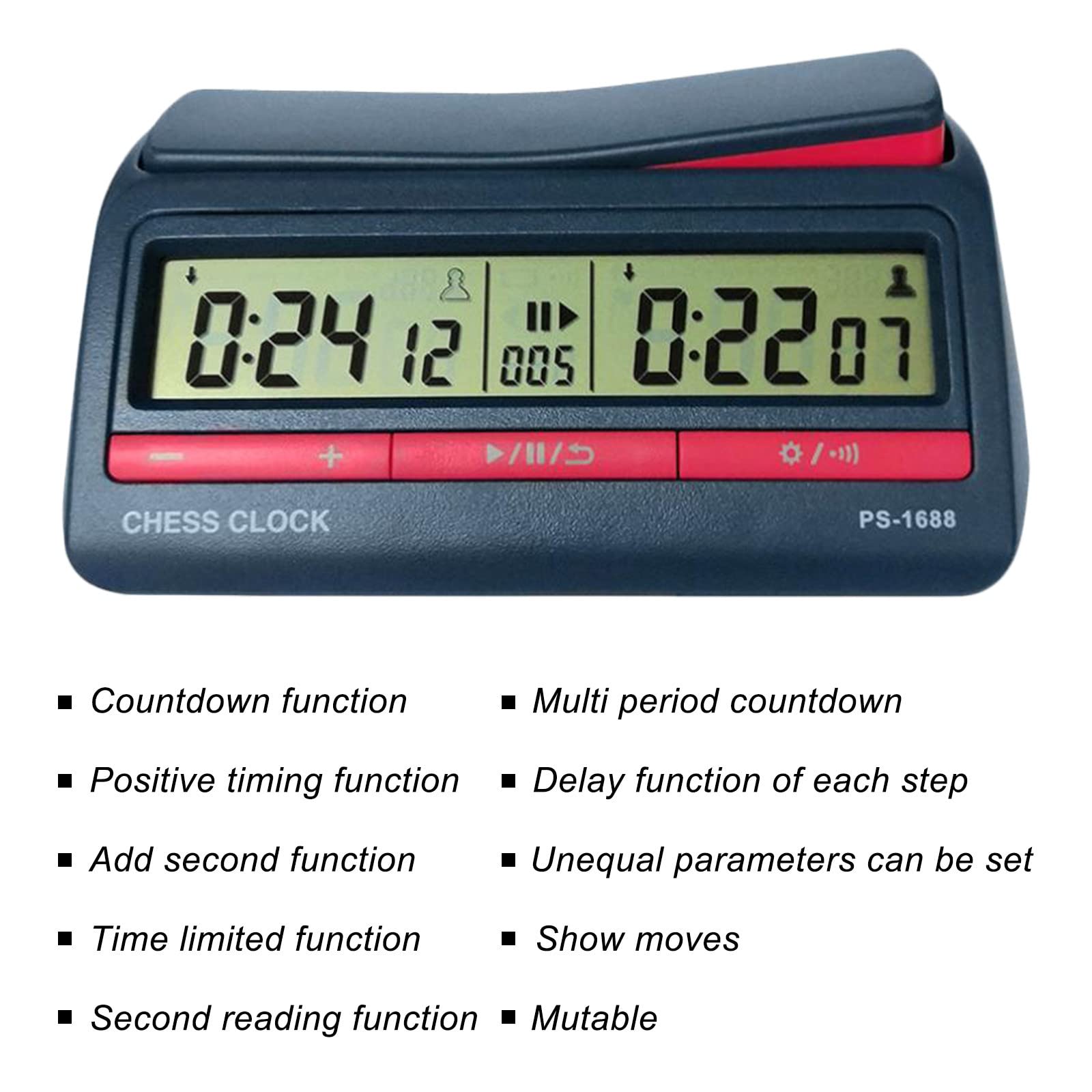 Chess Clock Digital Electronic Chess Timer Multifunctional Chess Clock