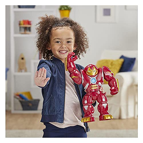 Playskool Heroes Mega Mighties Marvel Super Hero Adventures Hulkbuster, Collectible 12-Inch Action Figure
