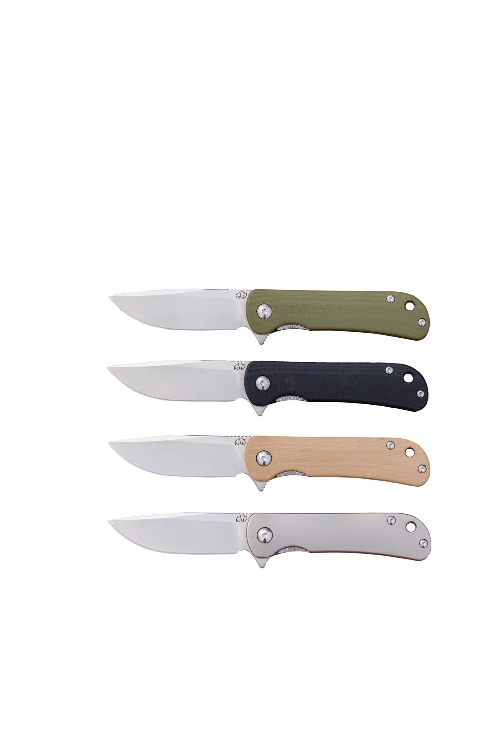GFL Versatile Pocket Knife for EDC, Folding Flip Knife with 2.8” VG10 Blade and G10 Tactical Handle, Cool Pocket Knife for Everyday Carry, Protection, and Outdoor Application (Desert)