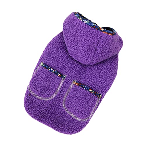 HonpraD Pet Clothes for Large Dogs Girl Cat Casual Pockets Sweater Winter Warm Clothing Dress for Large Dogs Male