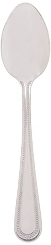 Winco 12-Piece Dots Teaspoon Set, 18-0 Stainless Steel,Silver
