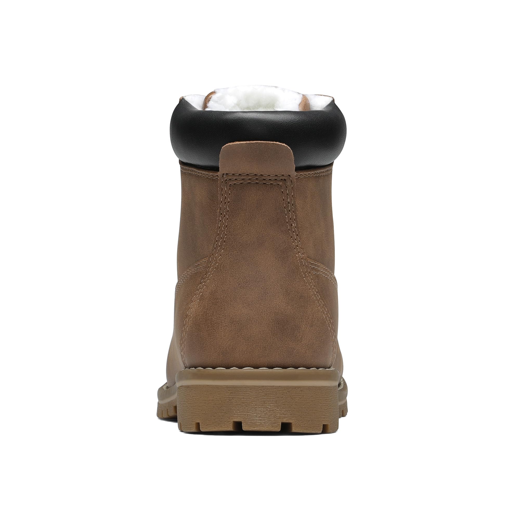 Bruno Marc Boy's Winter Snow Boots Outdoor Ankle Boots,BROWN,Size 2 US Little Kid SBSB2302K