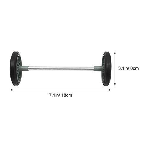 DOITOOL Trash Garbage bin Wheels Replacement Can Replacement Wheel Garbage Can Wheel Rubber Pulley Wheel Garbage Bin Wheels Replacement Parts