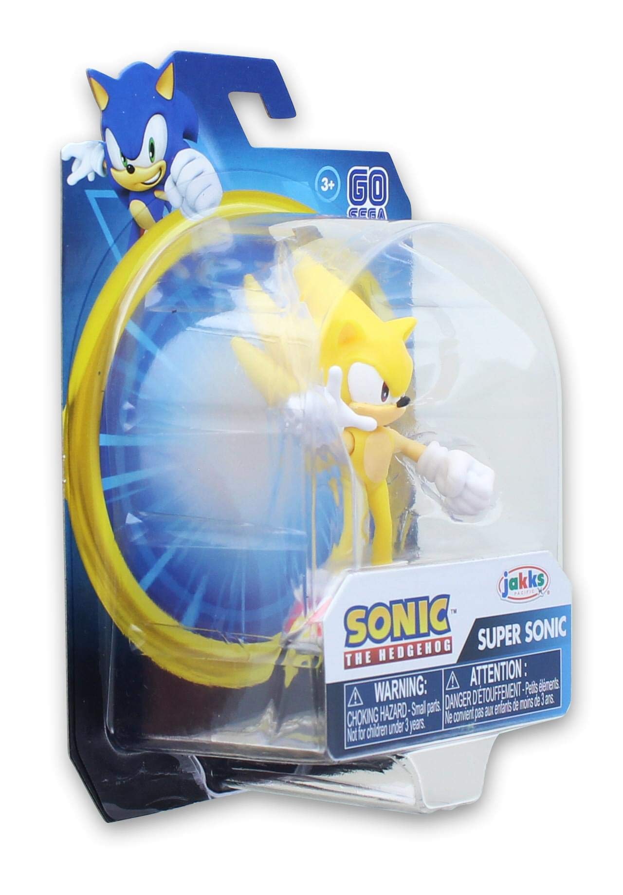 Sonic The Hedgehog Action Figure 2.5 Inch Super Sonic Collectible Toy