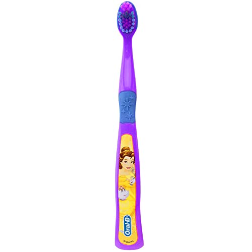 Oral-B Princess Toothbrush for Little Girls, Children 3+, Extra Soft (Characters Vary) - Pack of 2